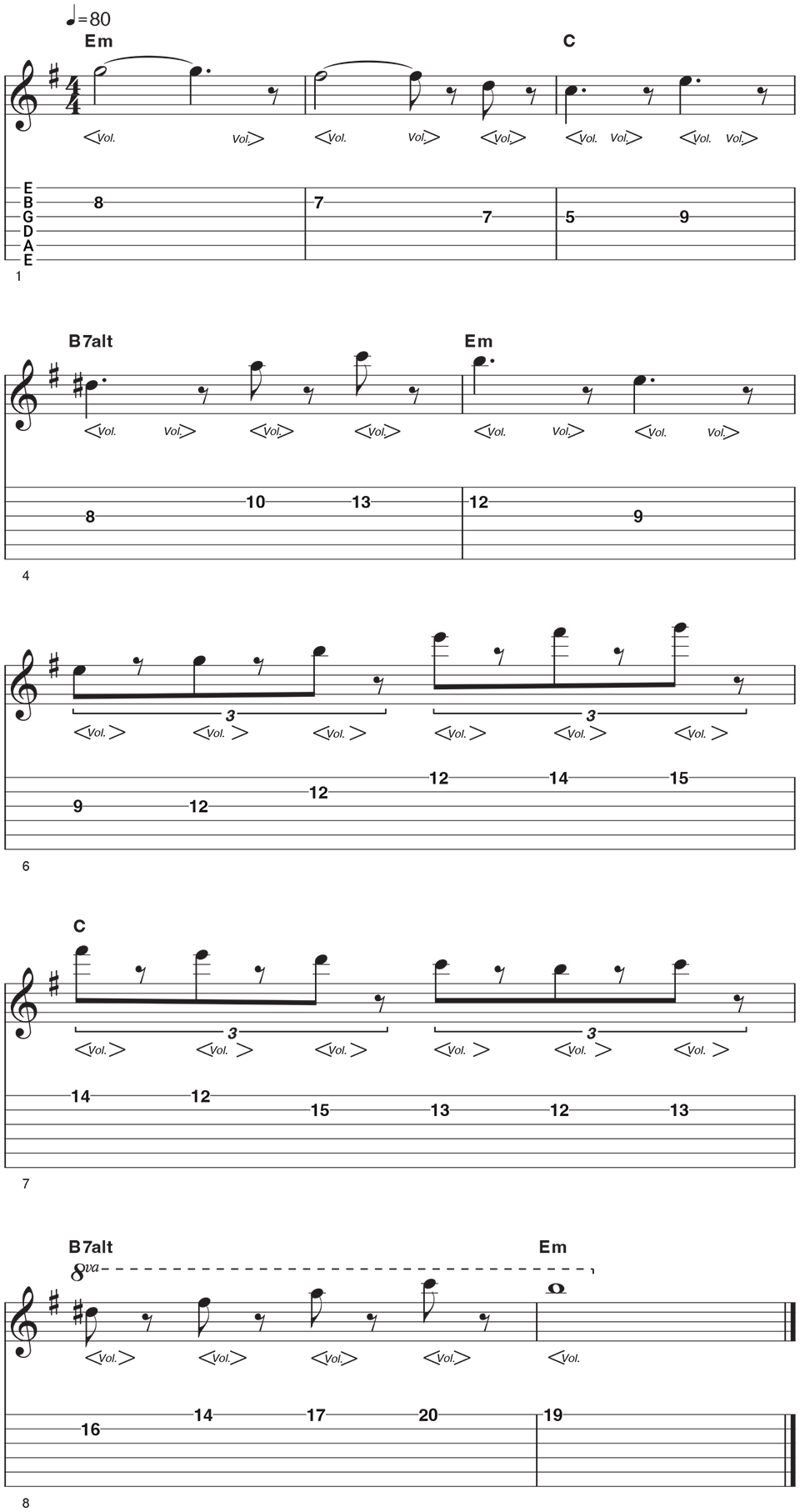Volume swells guitar lesson: the secrets of violining | Guitar World