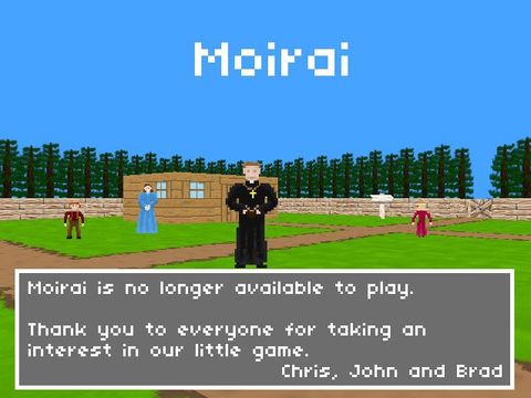 Moirai was one of the PC's most disturbing games, and now it's gone ...