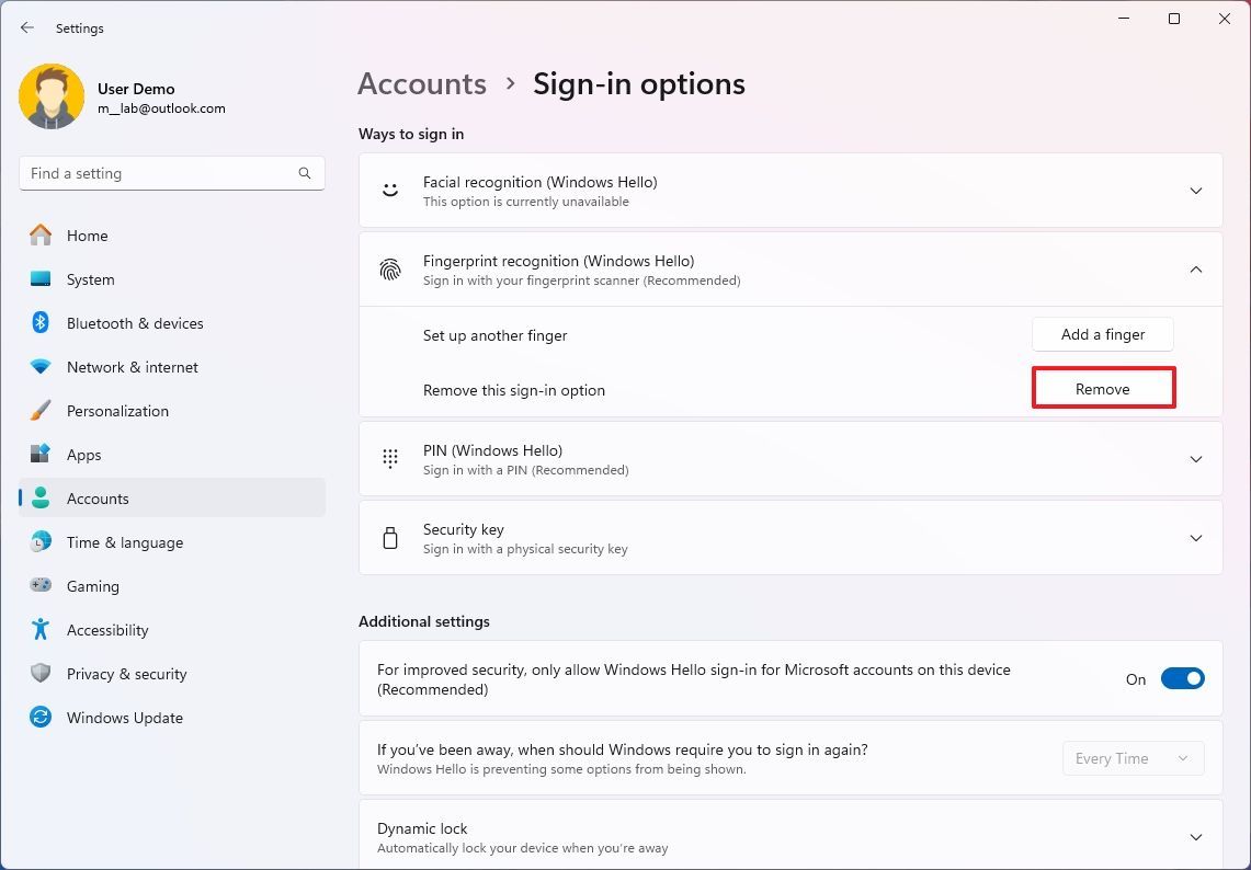 How to configure Windows Hello authentication on Windows 11 | Windows Central