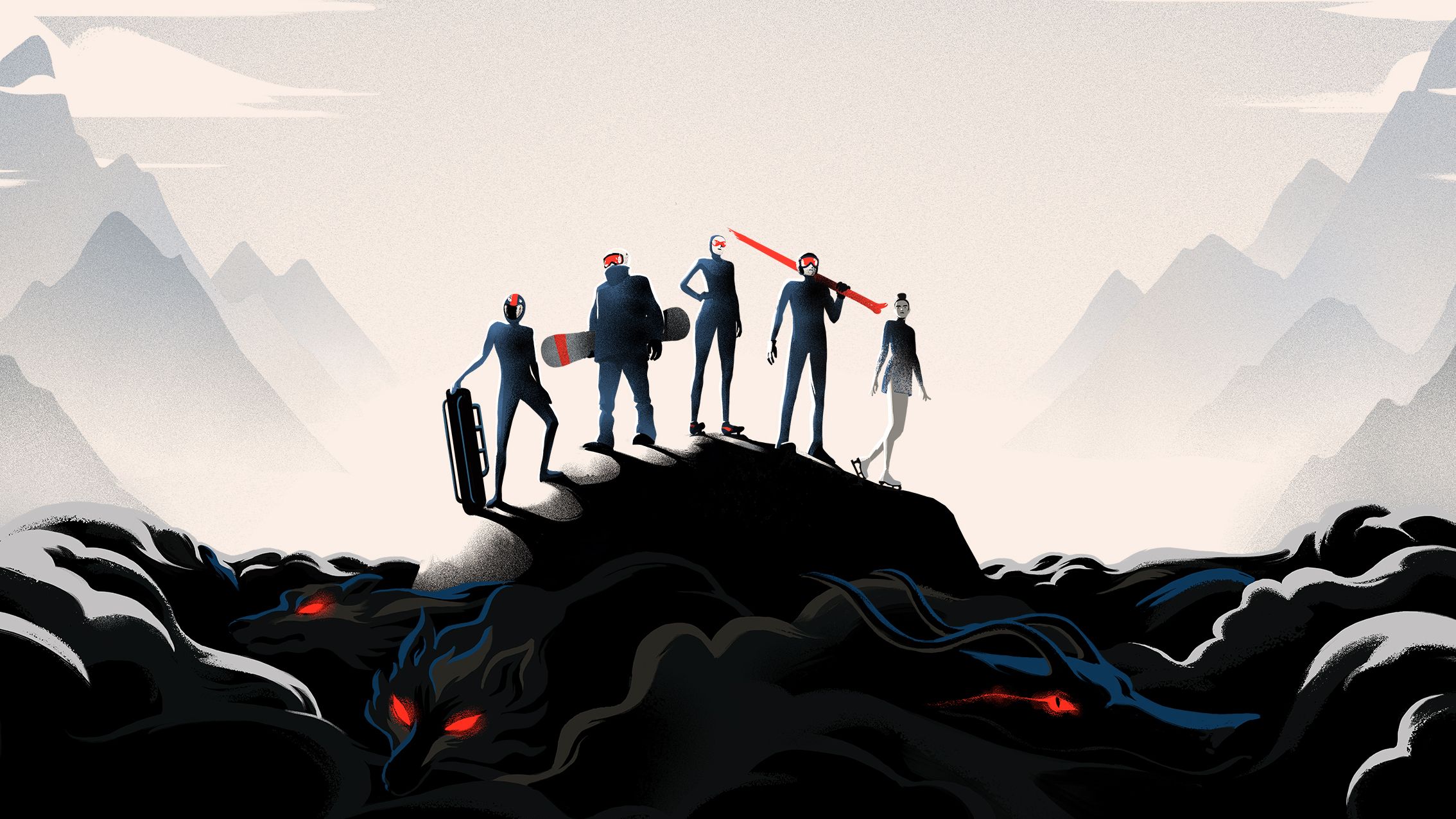 Behind the scenes of the BBC Winter Olympics animation | Creative Bloq