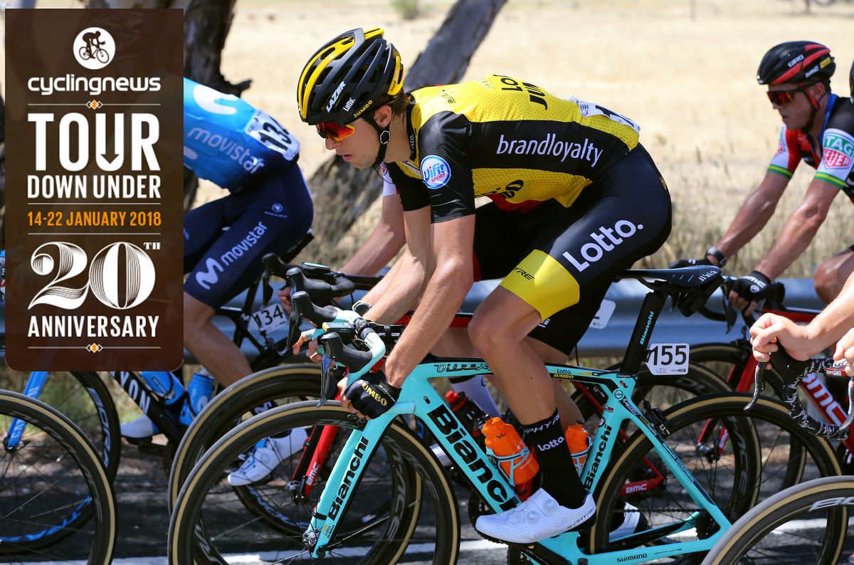 George Bennett lights up Tour Down Under stage 4 finale | Cyclingnews