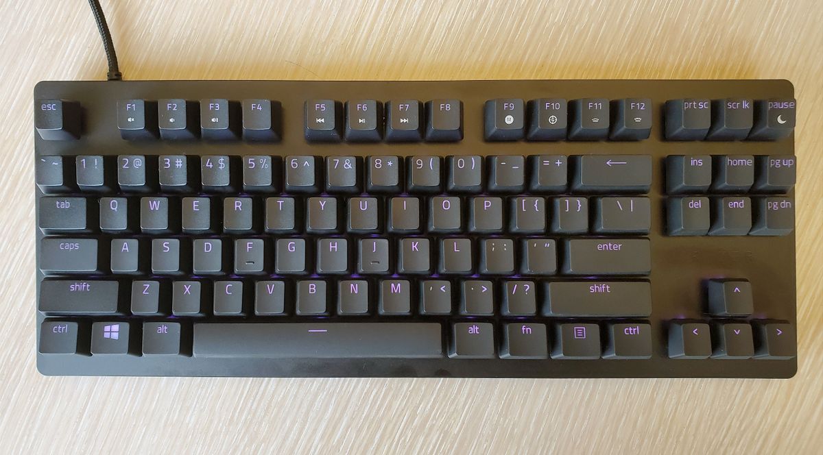 Razer Huntsman Tournament Edition Keyboard Review: Optical Switches for ...