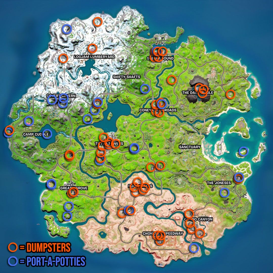 Where are Fortnite Hiding Places and how to destroy them | GamesRadar+