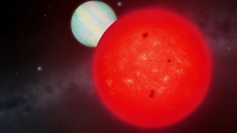 A tiny star gave birth to a giant exoplanet, but no one knows how | Space