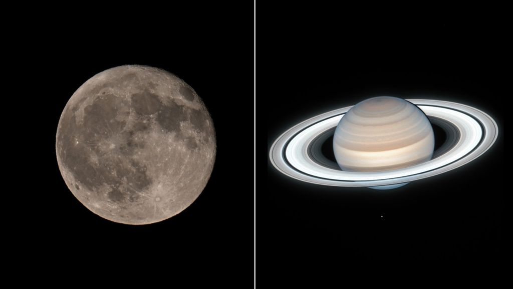Saturn and the moon take a sunset stroll on Sept. 8 — Here's how to see ...