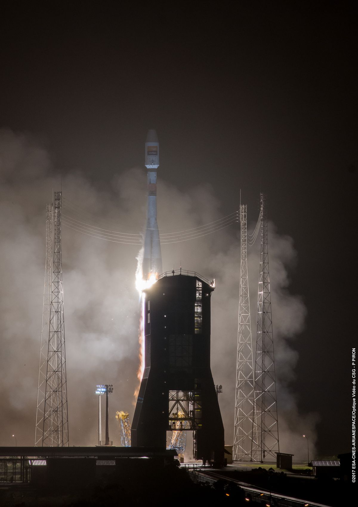 In Photos: Arianespace Soyuz Rocket Launches Hispasat 36W-1 ...