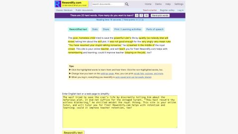 Rewordify: How to Use It to Teach Vocabulary | Tech & Learning
