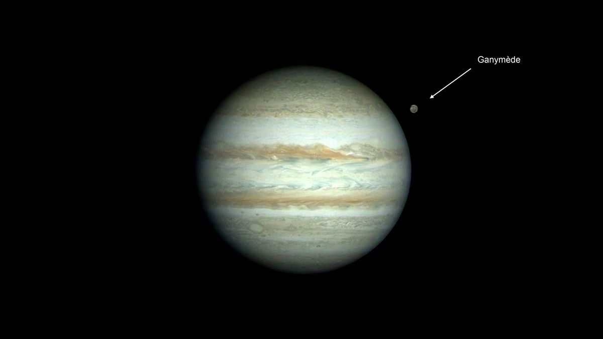 Earth-observing satellite captures rare photos of Jupiter and its moons ...