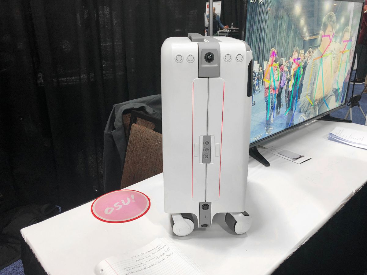 Self-Driving Luggage Just Followed Me Around at CES 2018 | Tom's Guide