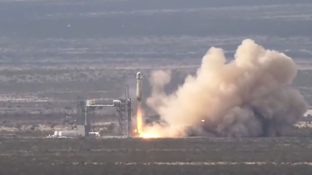 Blue Origin launches New Shepard rocket on 1st flight since 2022 ...