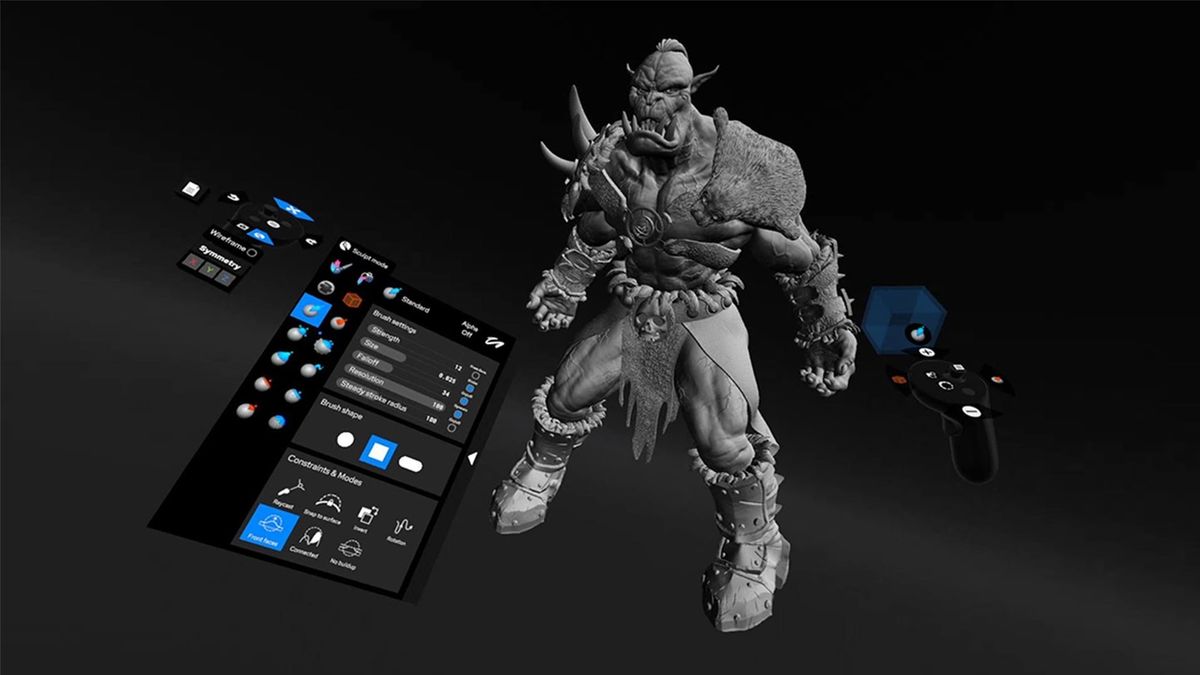 Shapelab Lite, the first polygon-based 3D sculpting app for Quest 3, is ...