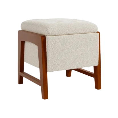 Aldi's stylish boucle stool is a bargain storage find at £20 | Ideal Home