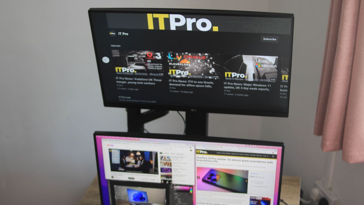 LG Ergo Dual Monitor review: Any-which-way displays for all | IT Pro