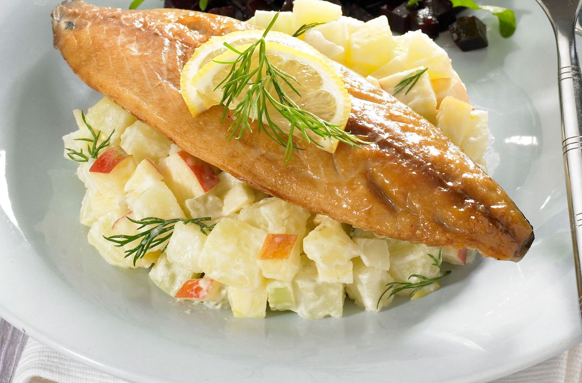 Michel Roux Jr.'s potato salad with grilled mackerel | Lunch Recipes ...