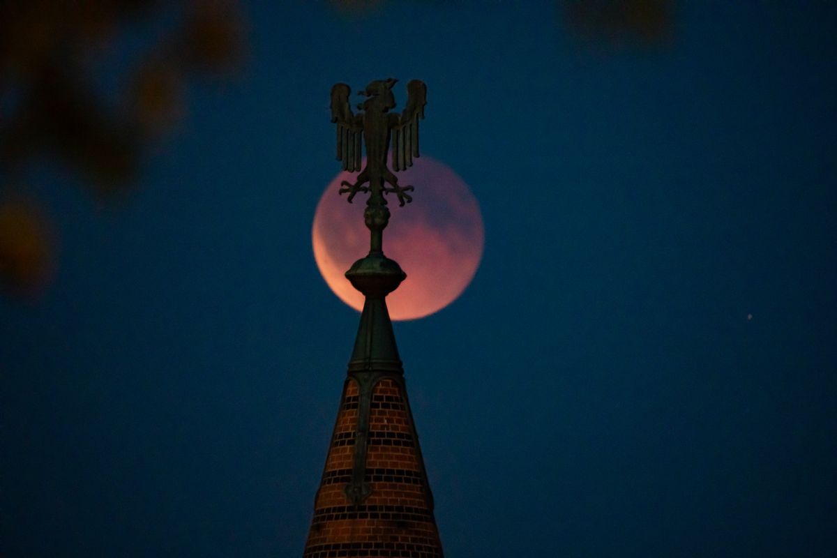 'Blood moon' gallery: Stunning snaps from last night's total lunar ...