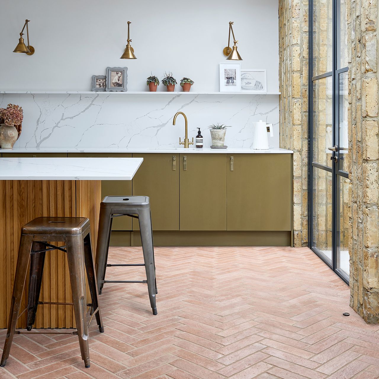 The kitchen colours that look incredible with terracotta tiles | Ideal Home