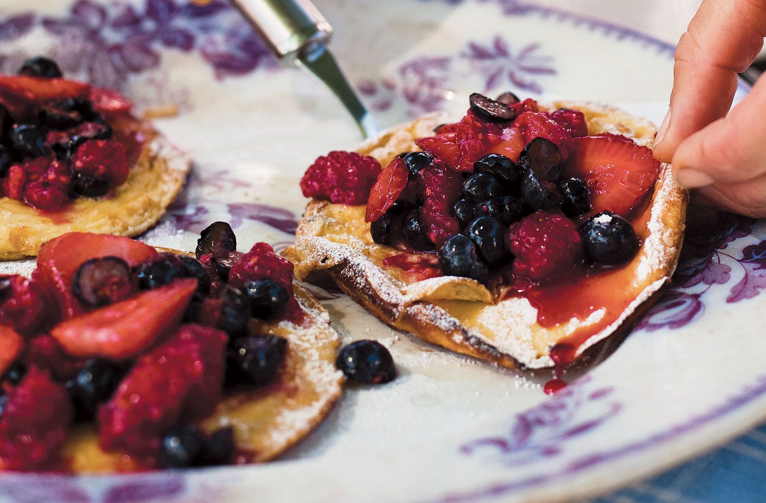 Fruit pancakes | Dessert Recipes | GoodtoKnow