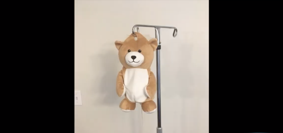 To comfort other kids in the hospital, girl designs teddy bear that ...