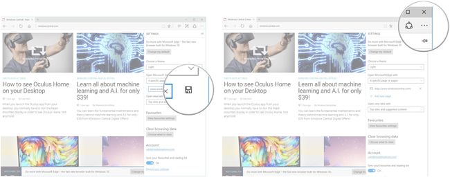 How to customize launch and tab options in Edge for Windows 10 ...