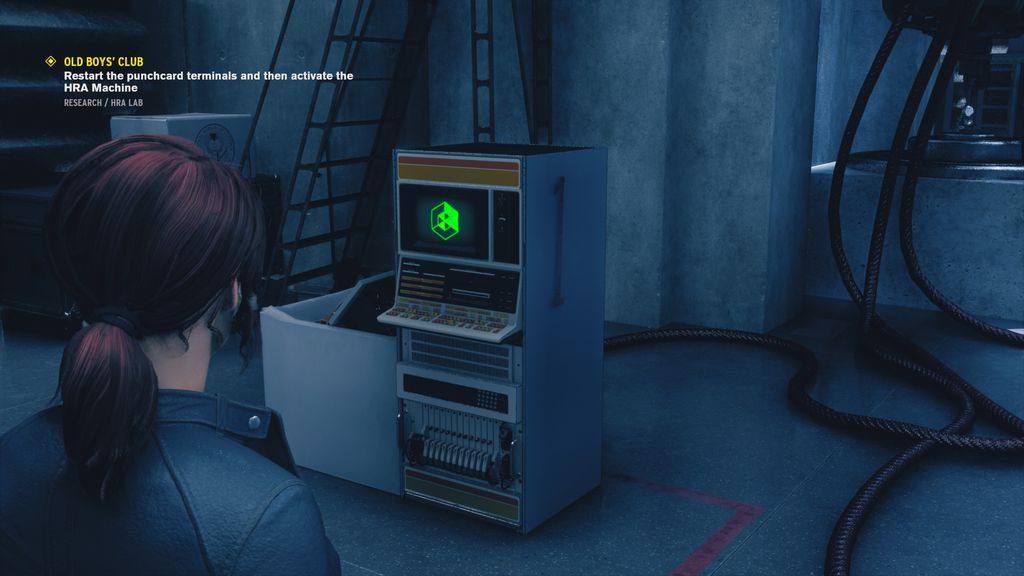 Control punch card puzzle to fix the HRA Machine | GamesRadar+