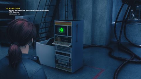 Control punch card puzzle to fix the HRA Machine | GamesRadar+