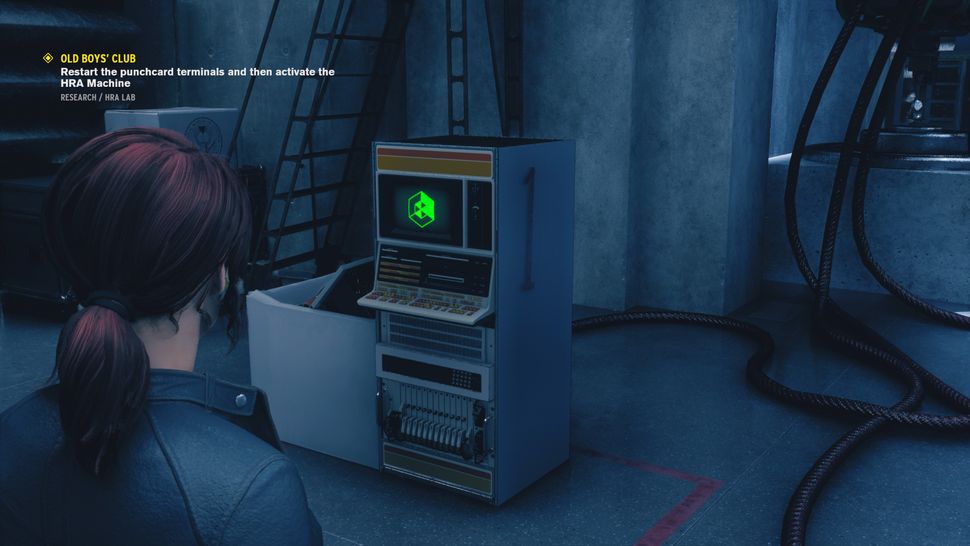 Control punch card puzzle to fix the HRA Machine | GamesRadar+