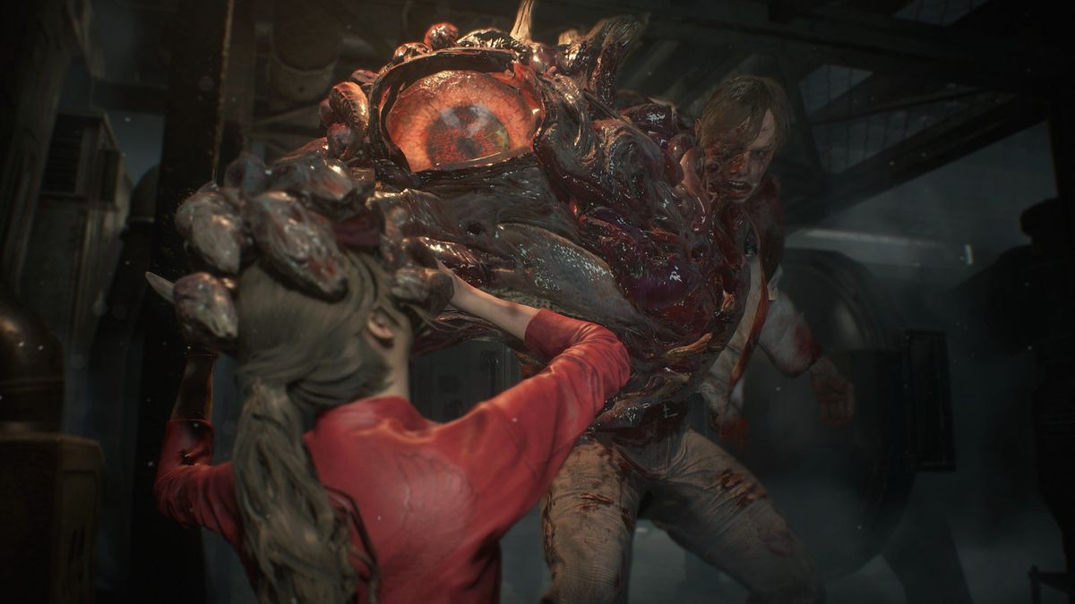 Resident Evil 2 remake gets haunting screenshots of grotesque creatures ...