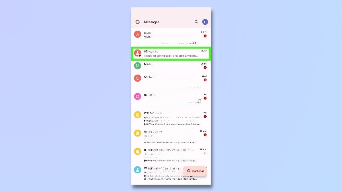 How to quickly create a new contact from messages on Android | TechRadar