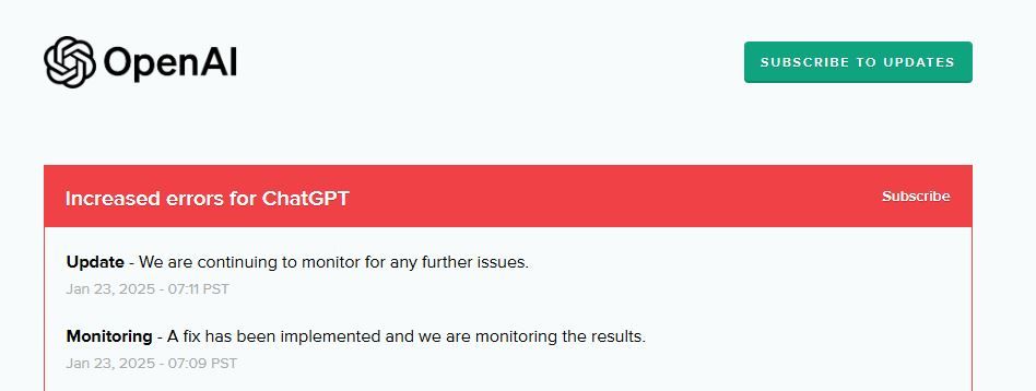 ChatGPT went down — full timeline as major outage hit users worldwide ...
