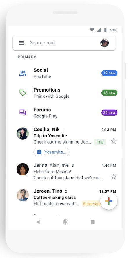 Google unveils new Gmail app interface to match desktop redesign ...