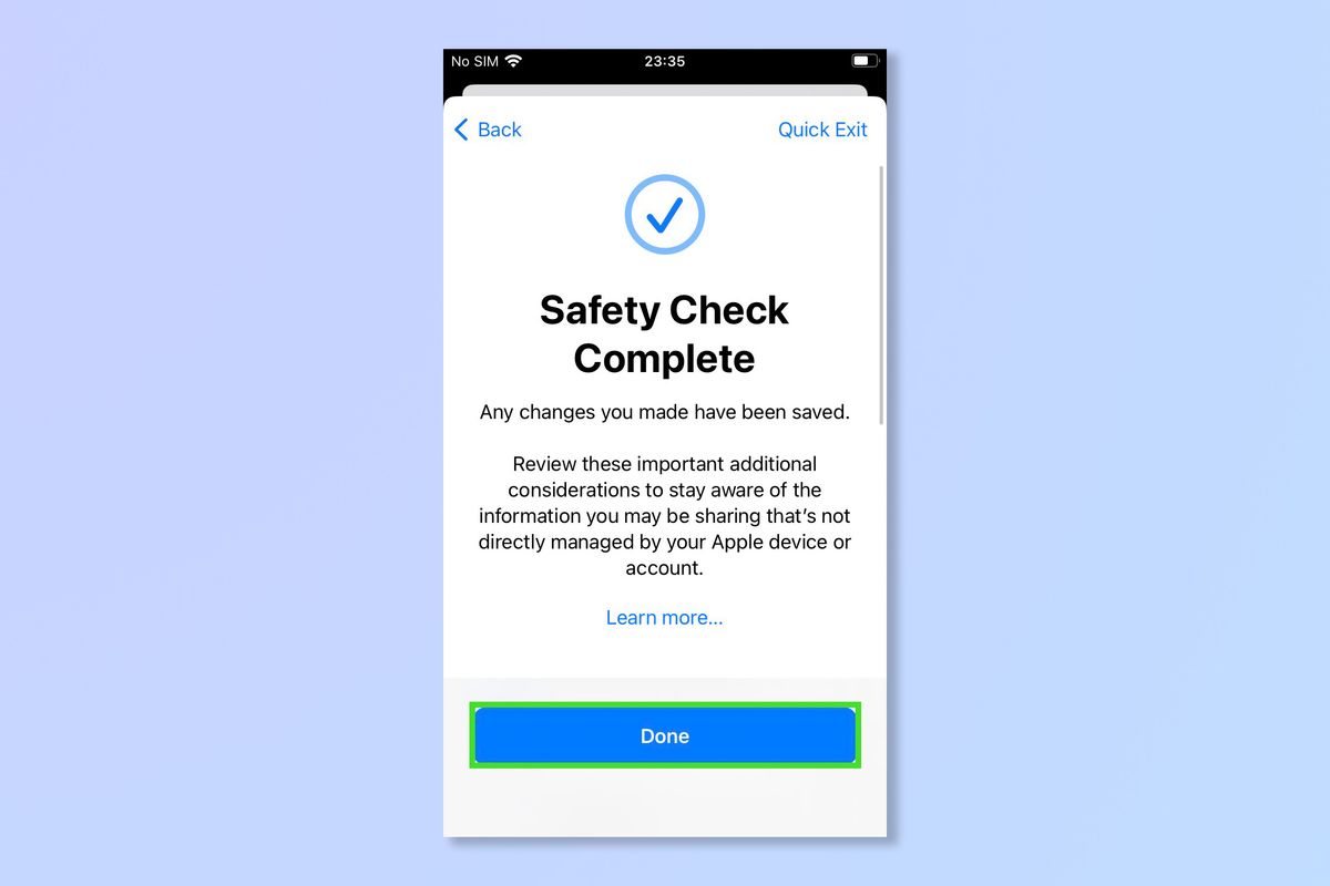 How to use Safety Check on iPhone | Tom's Guide