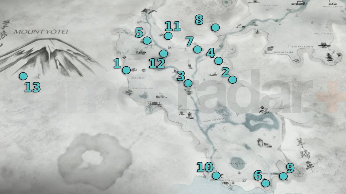 All Ghost of Yotei Altars of Reflection locations | GamesRadar+