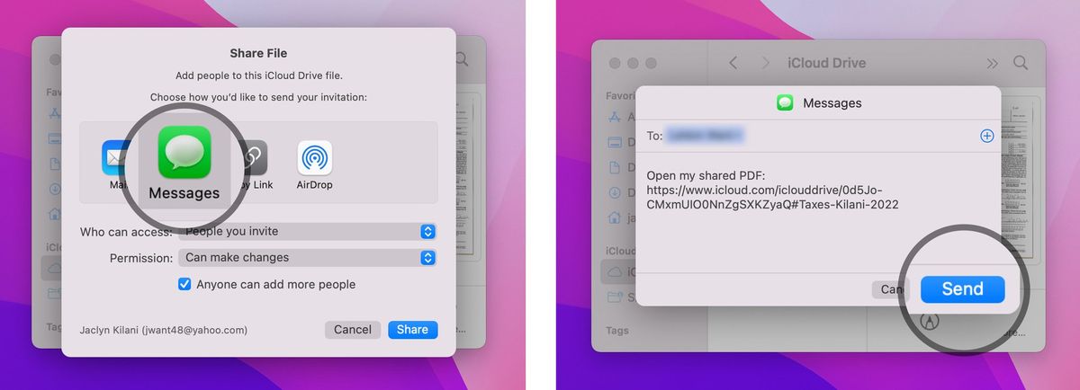 How to share a document using the Files app and iCloud Drive on iPhone ...