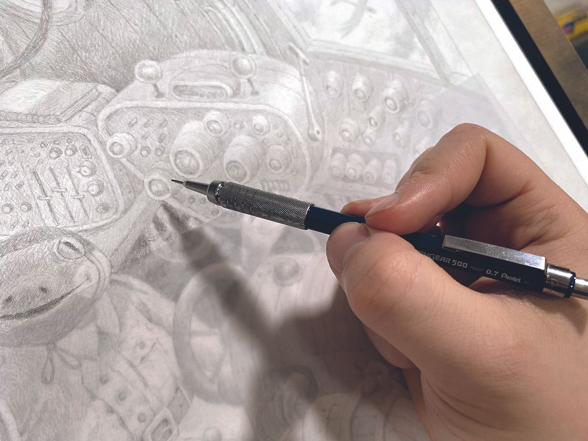How to draw a scene in graphite | Creative Bloq