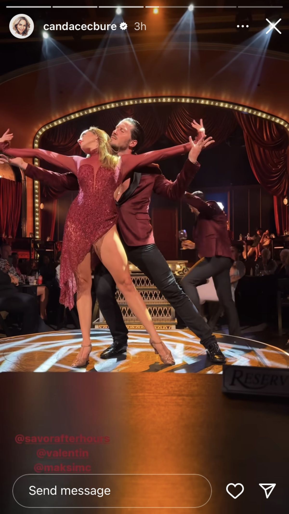 See Candace Cameron Bure Supporting Her Former Dancing With The Stars ...