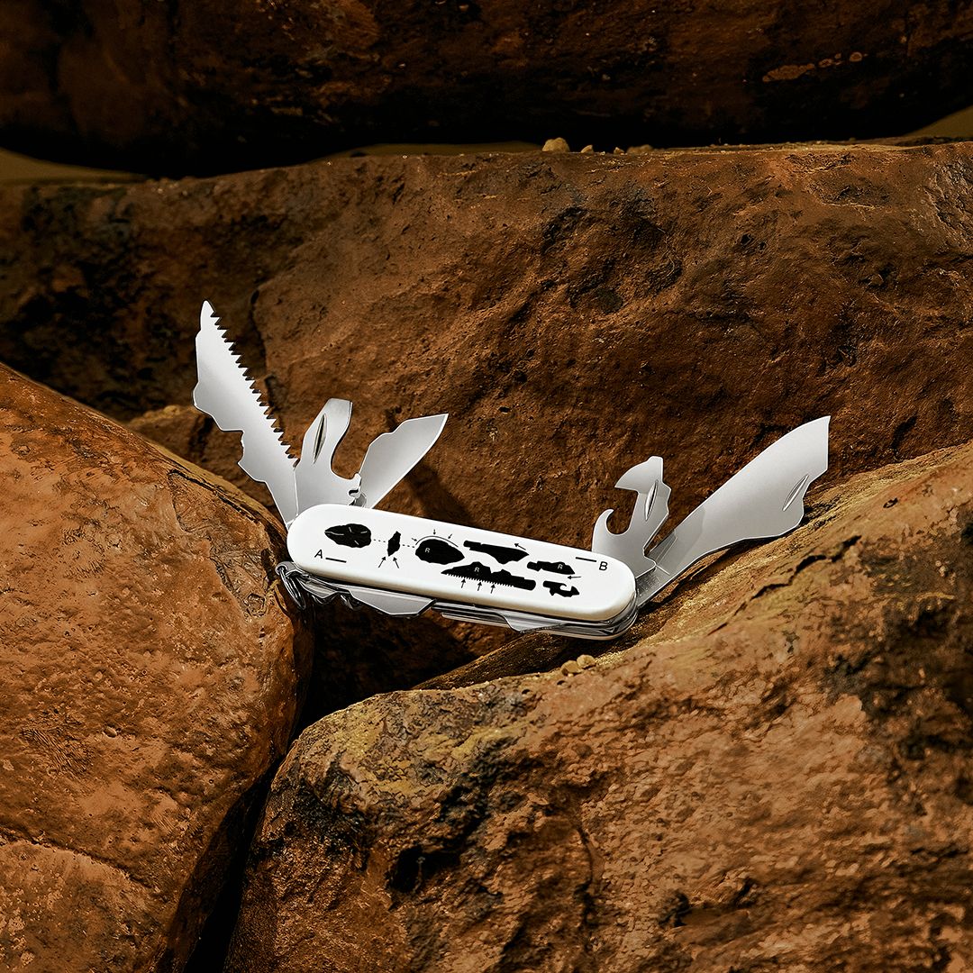 Off-White and Victorinox reveal unique Swiss army knife | Wallpaper