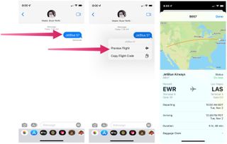 How to quickly track flights in iMessage for iPhone, iPad, and Mac | iMore