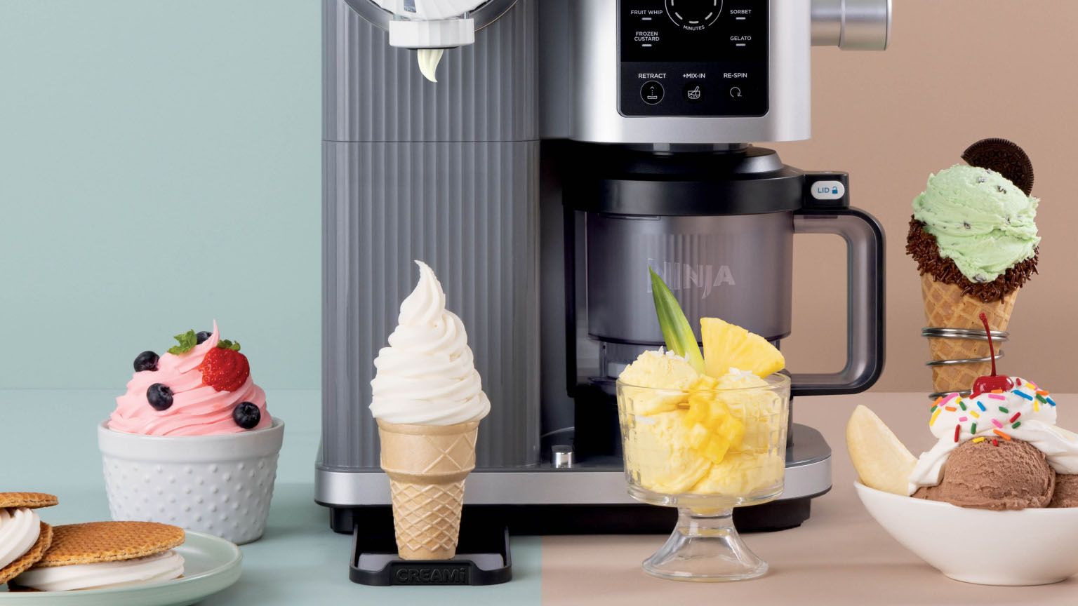 The viral Ninja Creami Swirl ice cream maker is finally on sale, and I ...