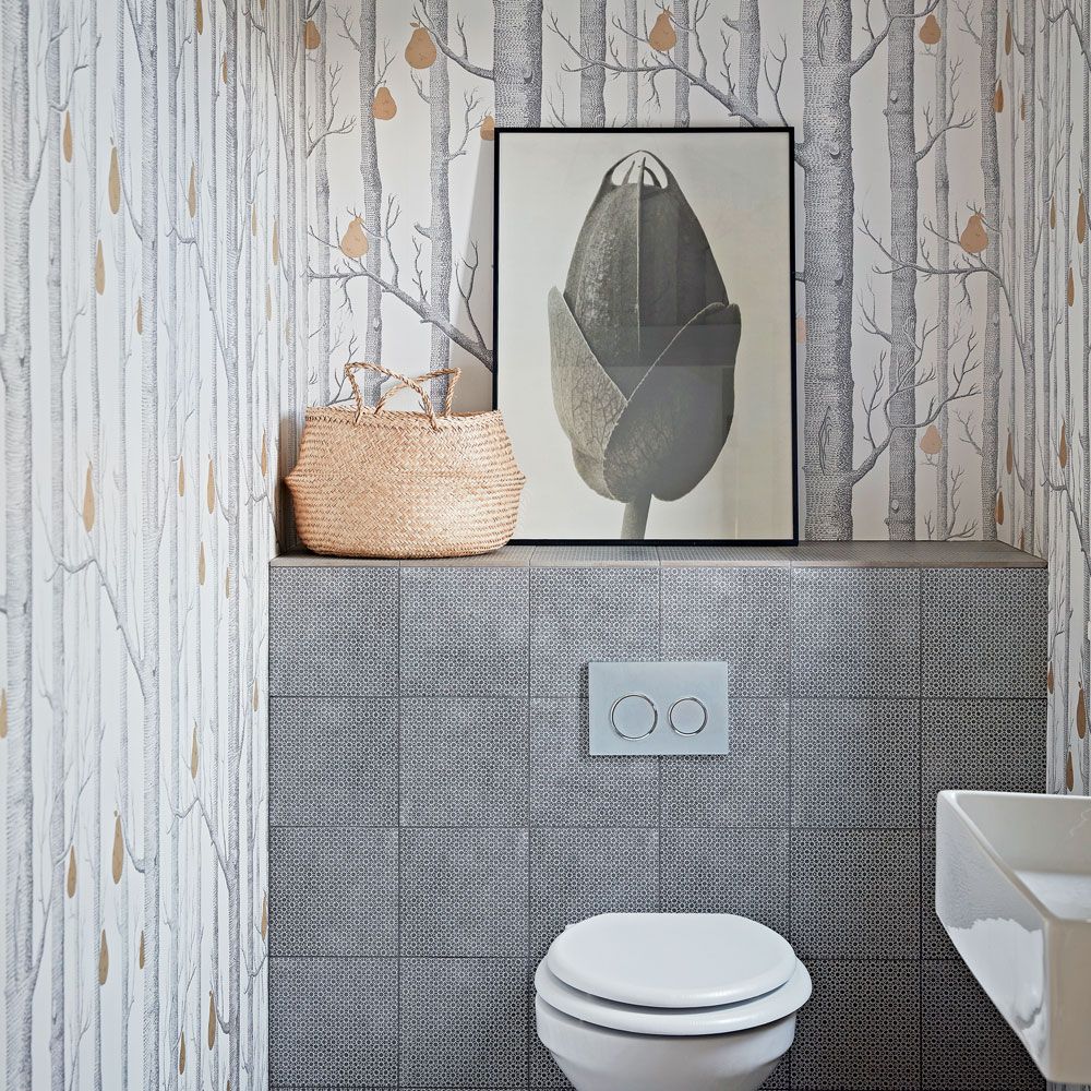 12 Cloakroom Tile ideas to add style to a small space | Ideal Home