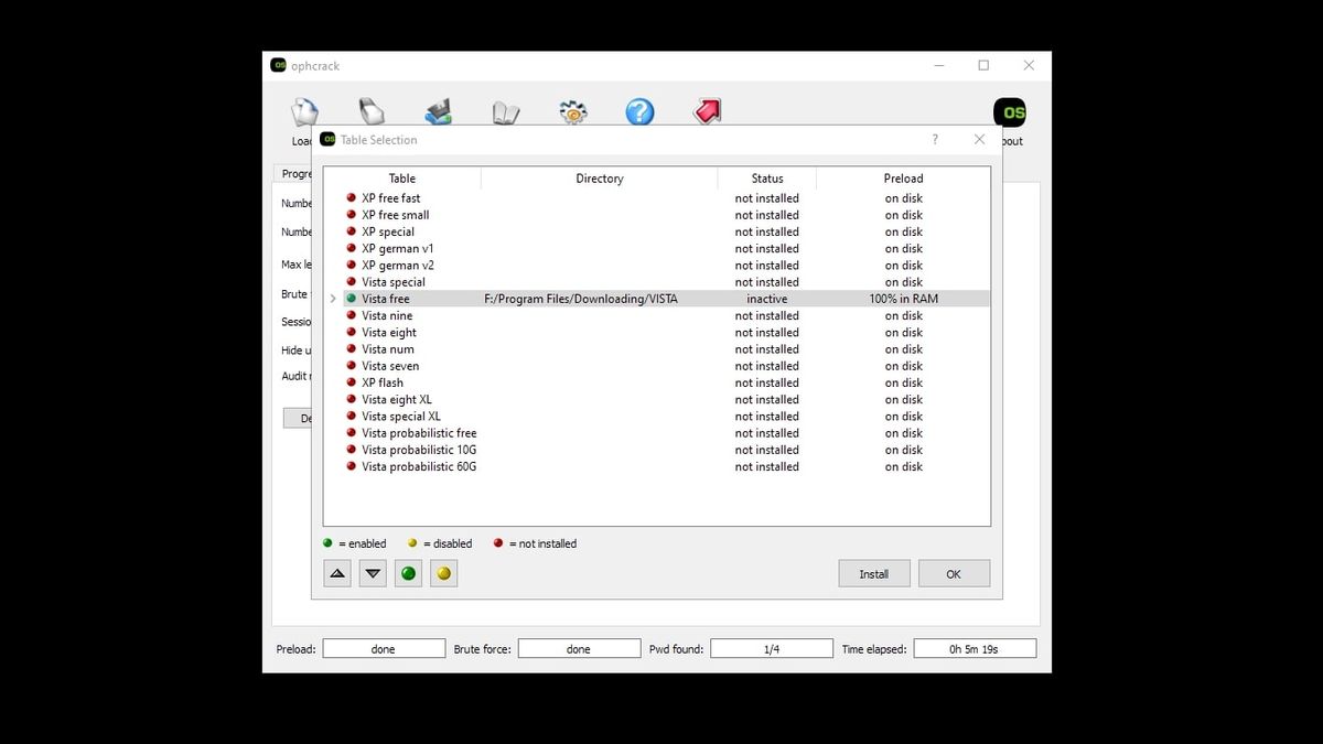Ophcrack review | ITPro