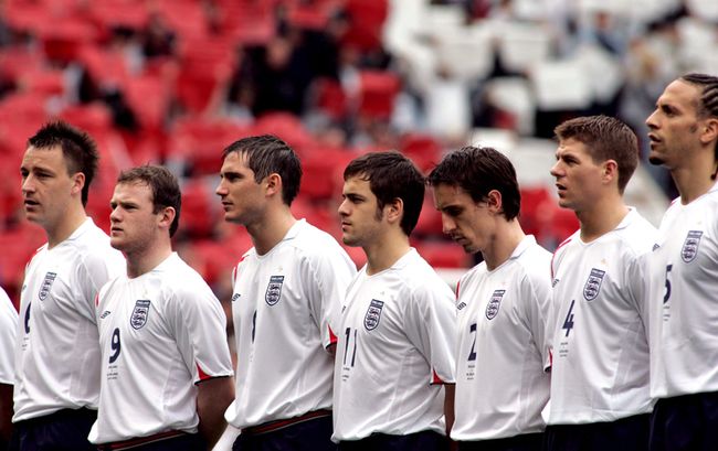 Infographic: England kits through the years | FourFourTwo