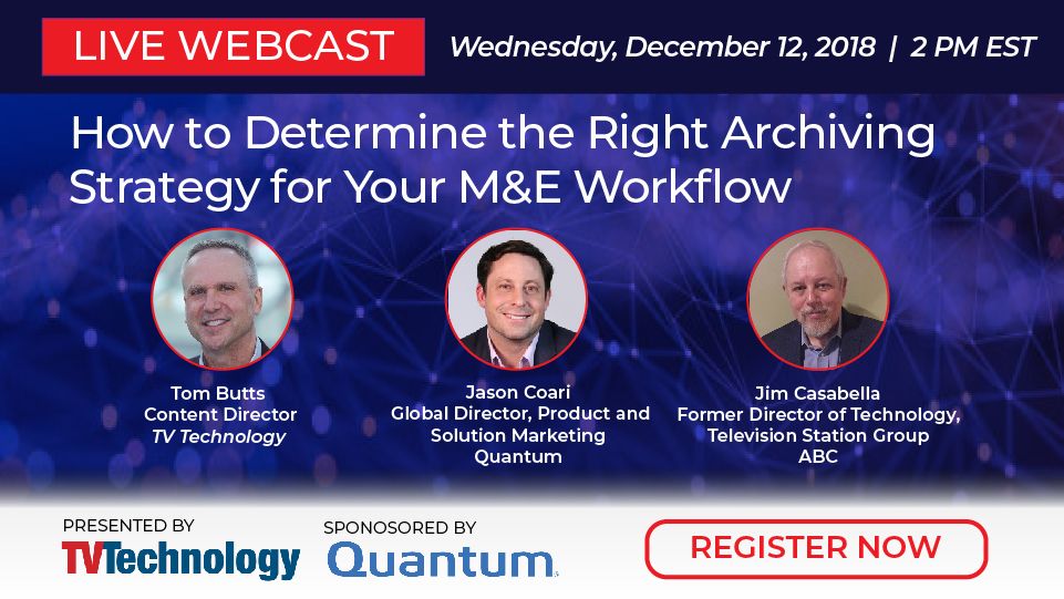 Webcast: How to Determine the Right Archiving Strategy for Your M&E ...