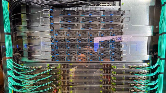 72-GPU AMD Helios rack drew crowds at the OCP Summit 2025 with its ...