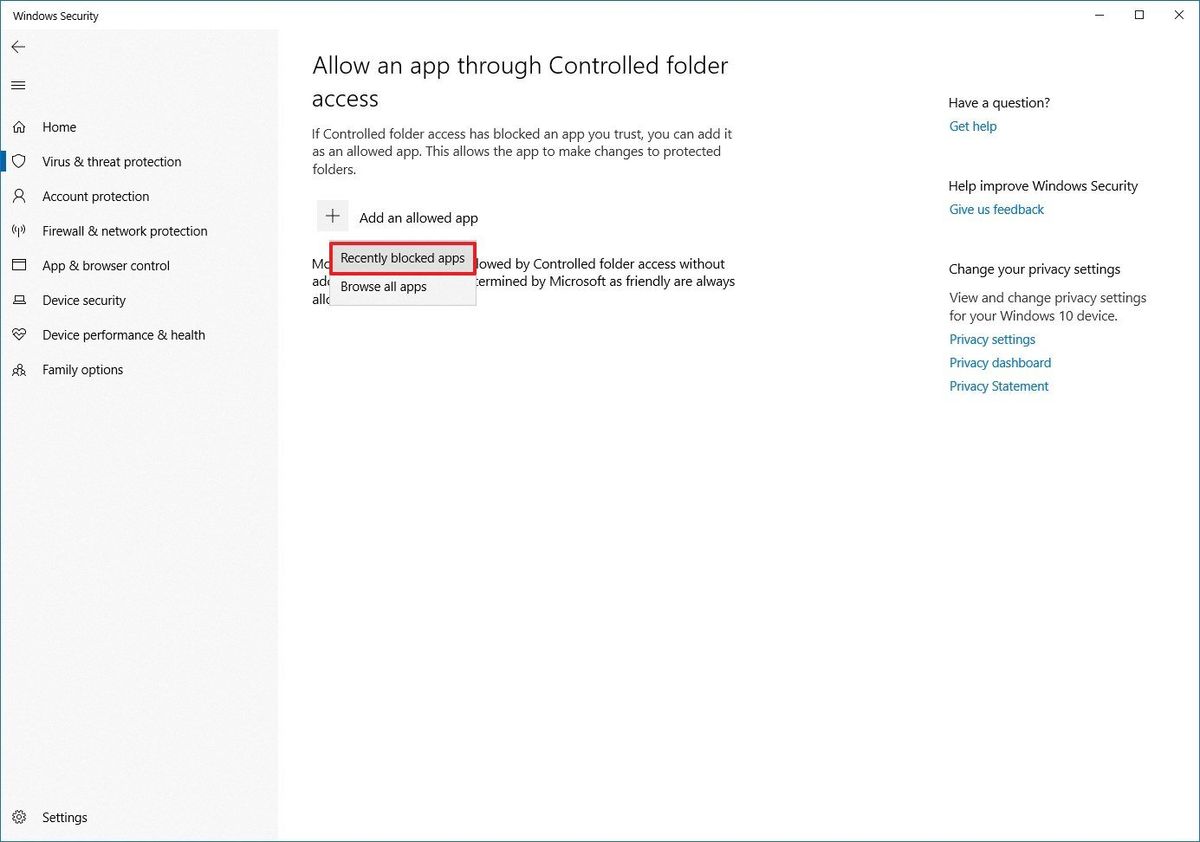 What's new with Windows Security on the Windows 10 October 2018 Update ...