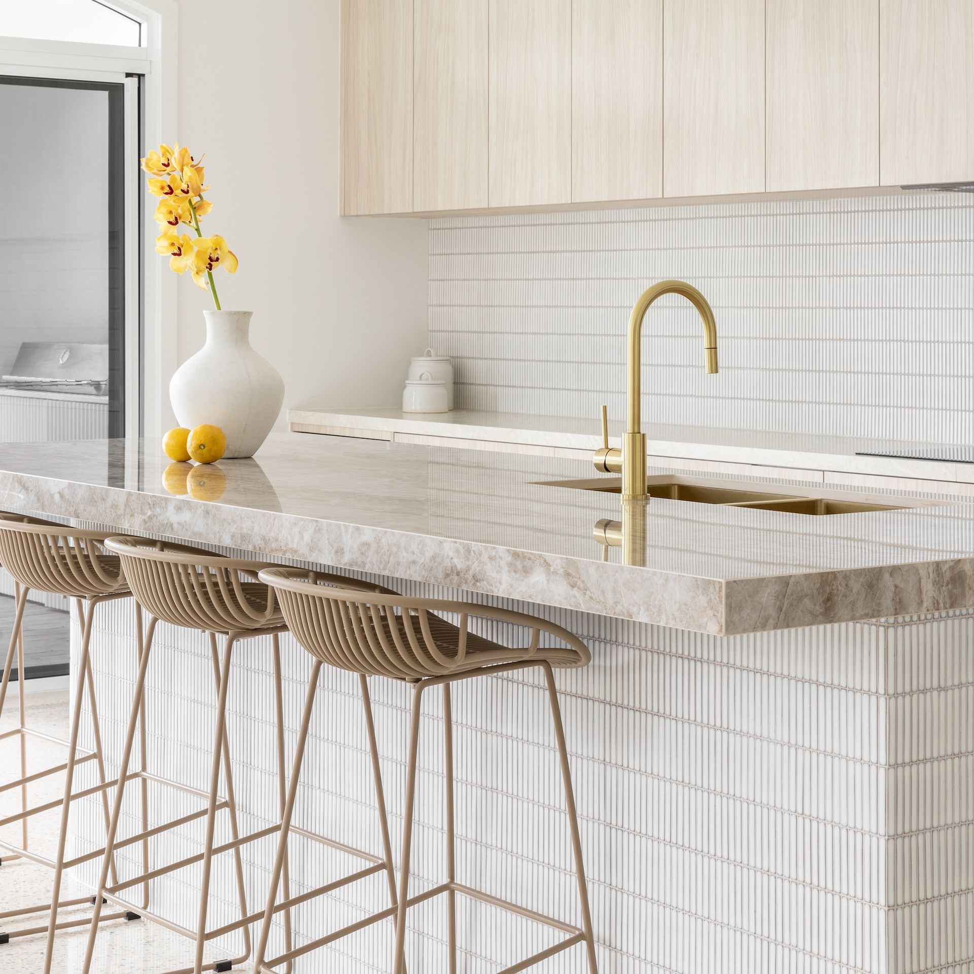10 tiled kitchen island ideas for a standout space | Ideal Home
