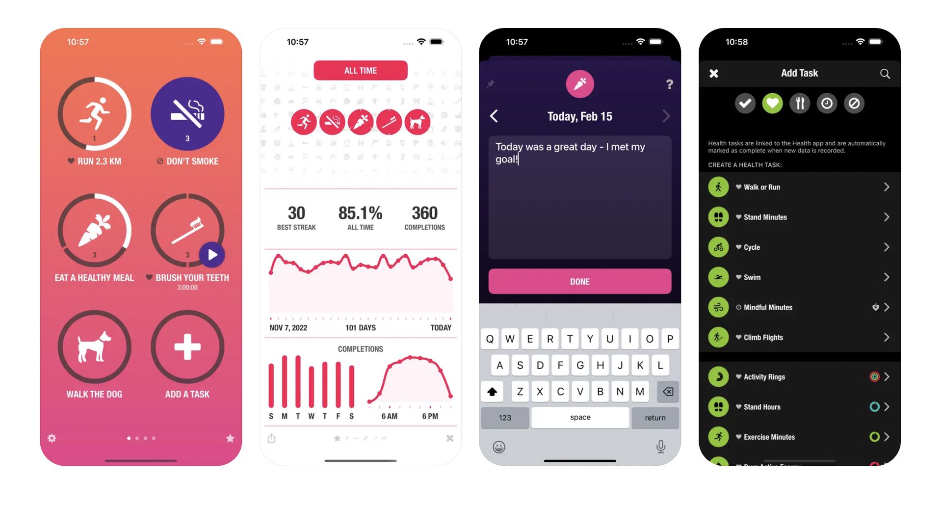 Hate losing a daily streak? This iPhone app is perfect for your habit ...
