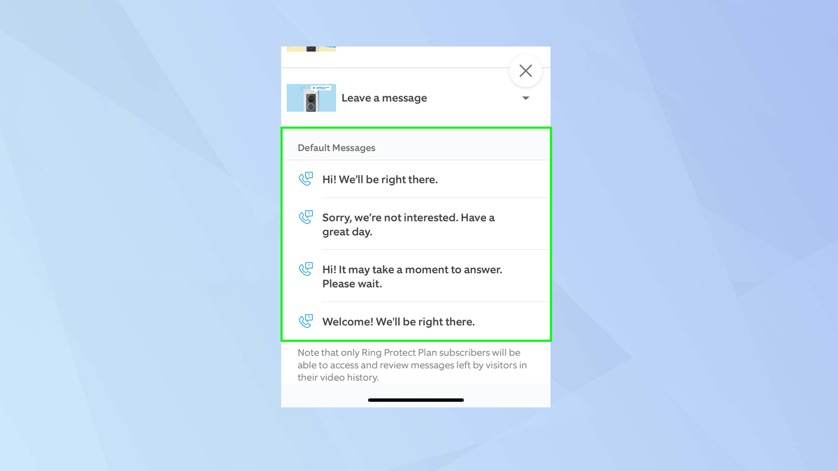 How to set up quick replies for your Ring Video Doorbell | Tom's Guide