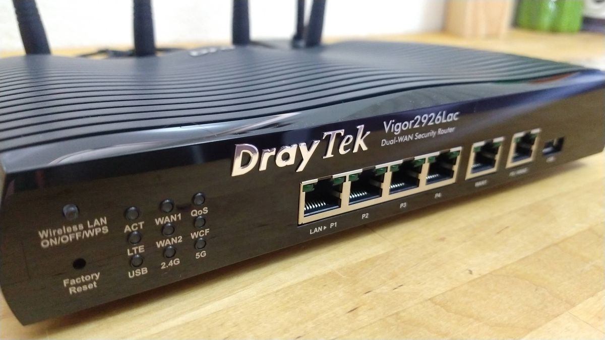 DrayTek Vigor2926Lac 4G Business router | TechRadar