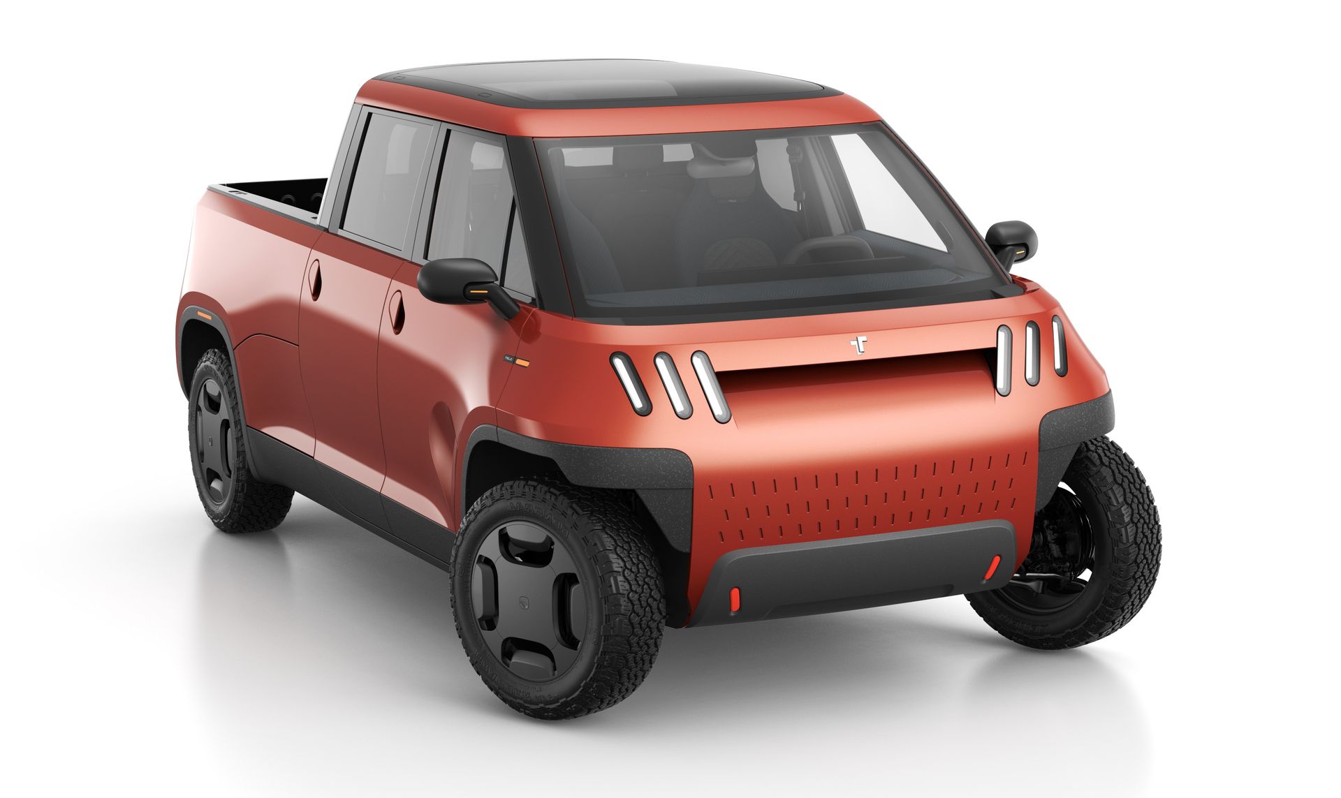 Meet the final drivable prototype of the Telo MT1 pickup truck, shaped ...
