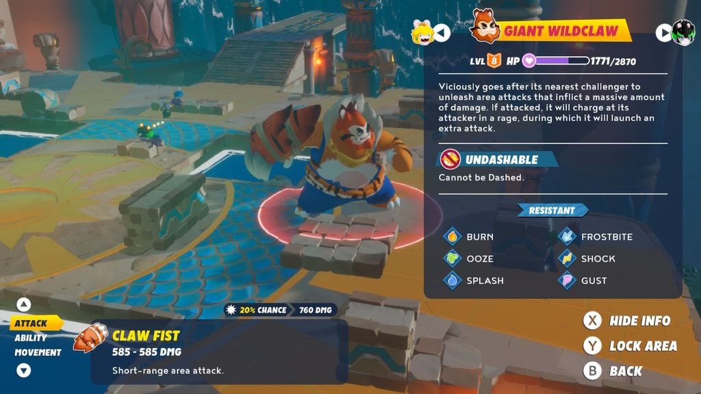 Mario + Rabbids Sparks of Hope Giant Wildclaw boss fight guide ...